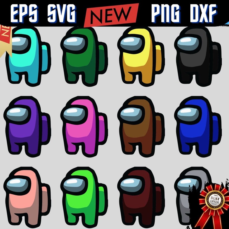 Among Us Svg Bundle, Among Us Color Svg, Among Us Logo, Among Us Cricut ...