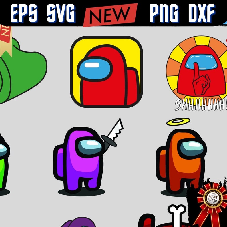 Among Us Svg Bundle, Among Us Color Svg, Among Us Logo, Among Us Cricut ...