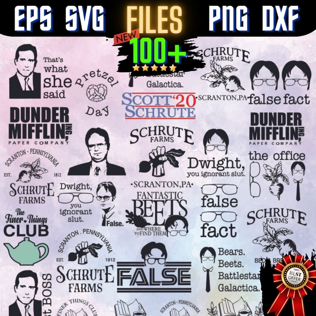 The Office SVG, the Office Svg Files for Cricut, the Office Tv Show ...