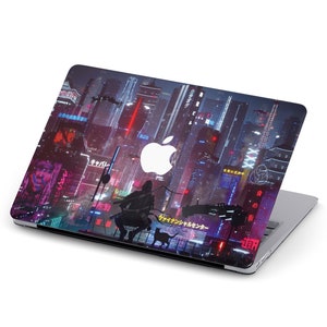 Colorful Anime Cyberpunk Neon Night City Sleeve Plastic Hard Case Cover ...