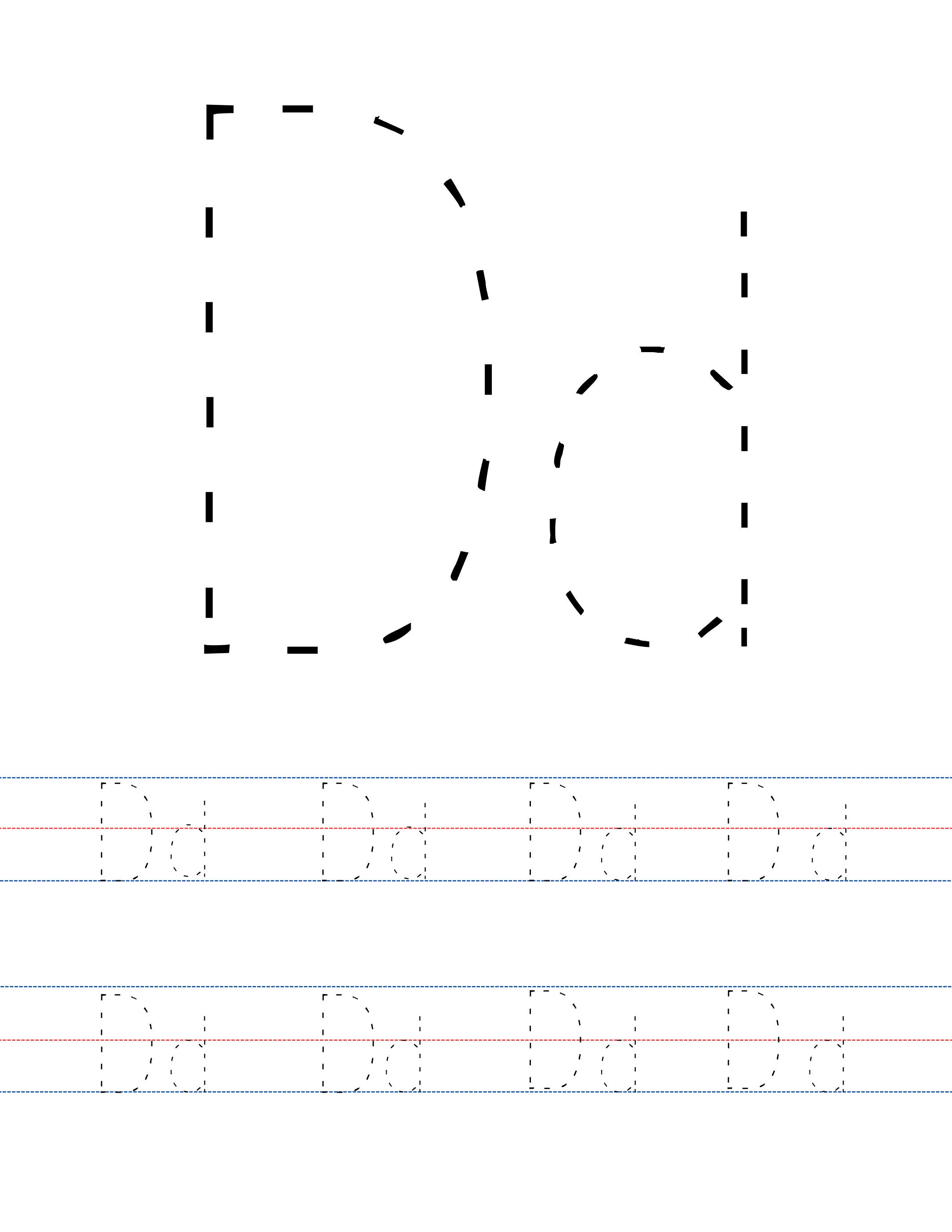 Set of 26 Printable Alphabet Tracing Worksheets for Preschool and ...