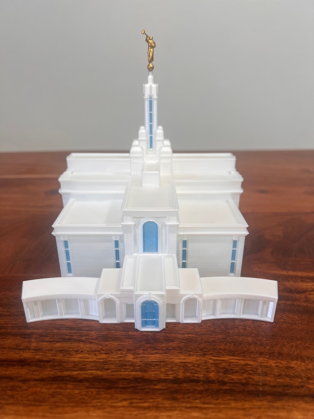 CUSTOM LDS TEMPLE 3D Print With Moroni - Etsy