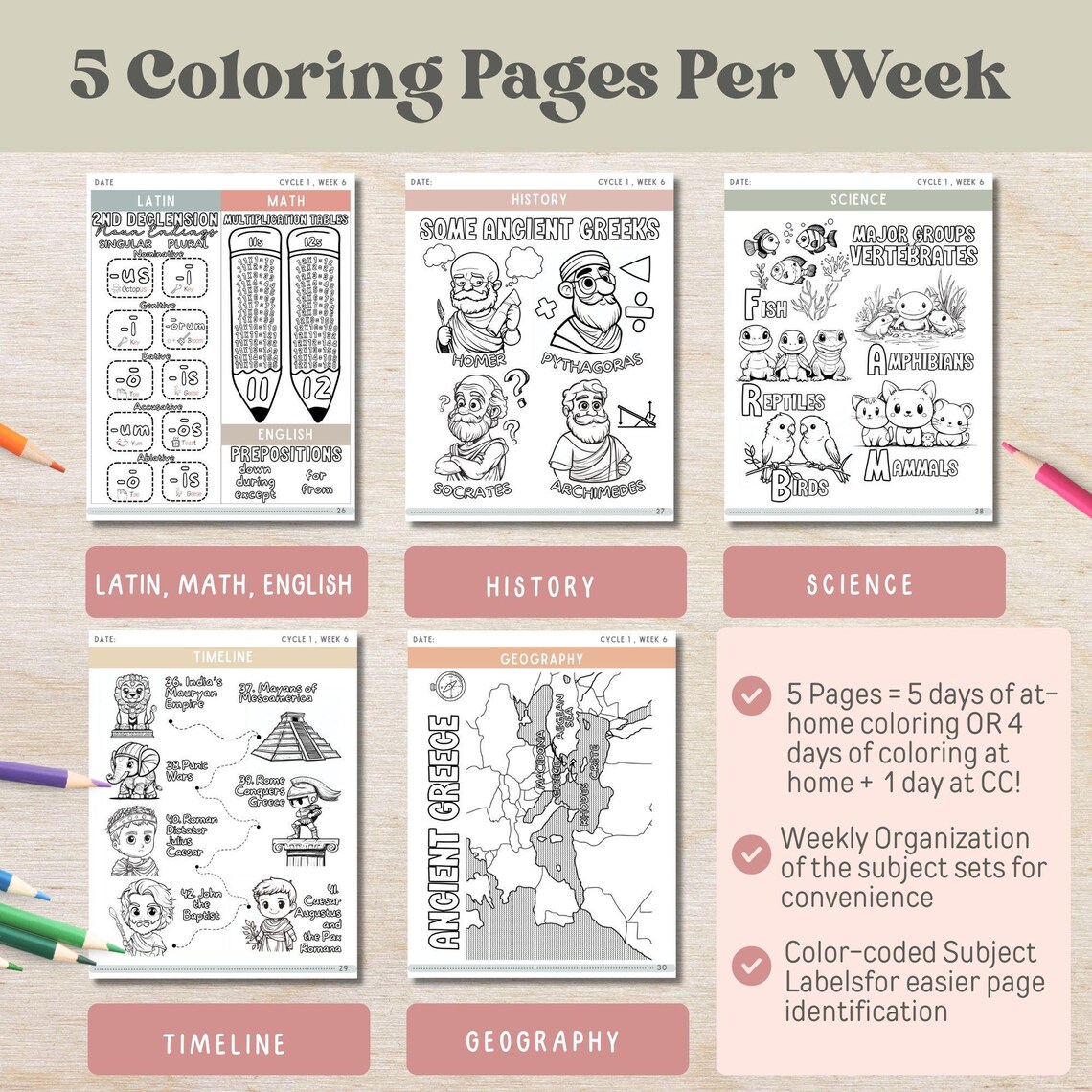 CC Cycle 1 Coloring Book Gift for CC Student Classical Conversations ...