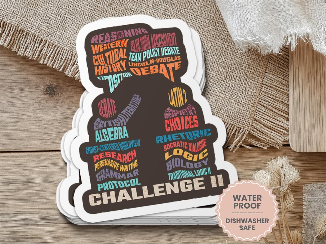 CC Challenge II Vinyl Sticker Gift for Classical Conversations Student ...