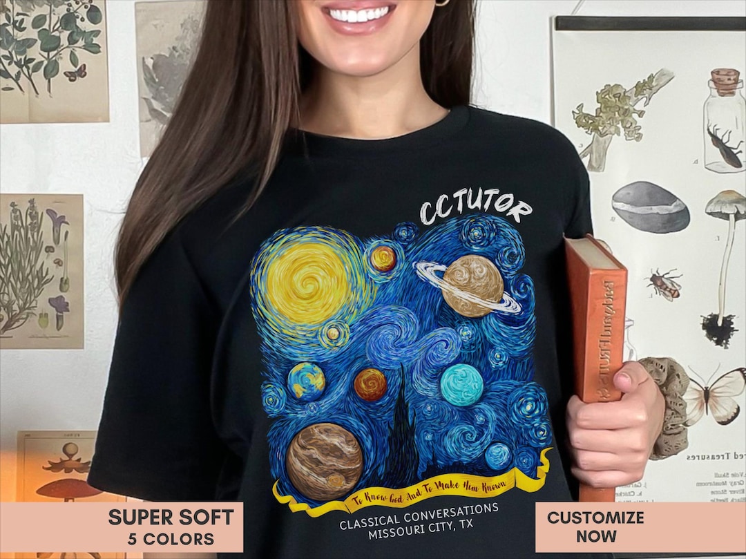 Personalized Cycle 2 Van Gogh Tutor Shirt Gift for CC Tutor T-shirt CC ...