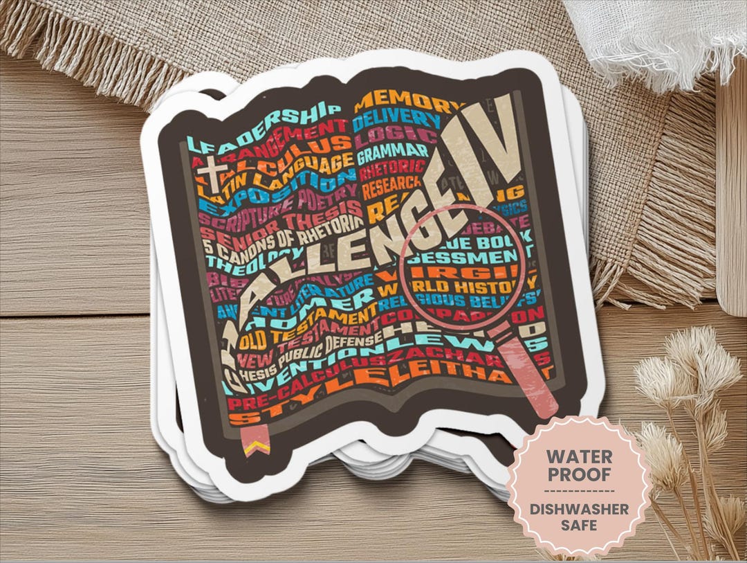 CC Challenge IV Vinyl Sticker Gift for CC Student End of Year Gift ...