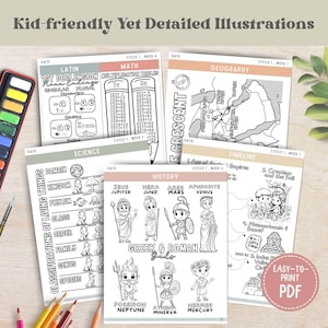 CC Cycle 1 Coloring Book Gift for CC Student Classical Conversations ...