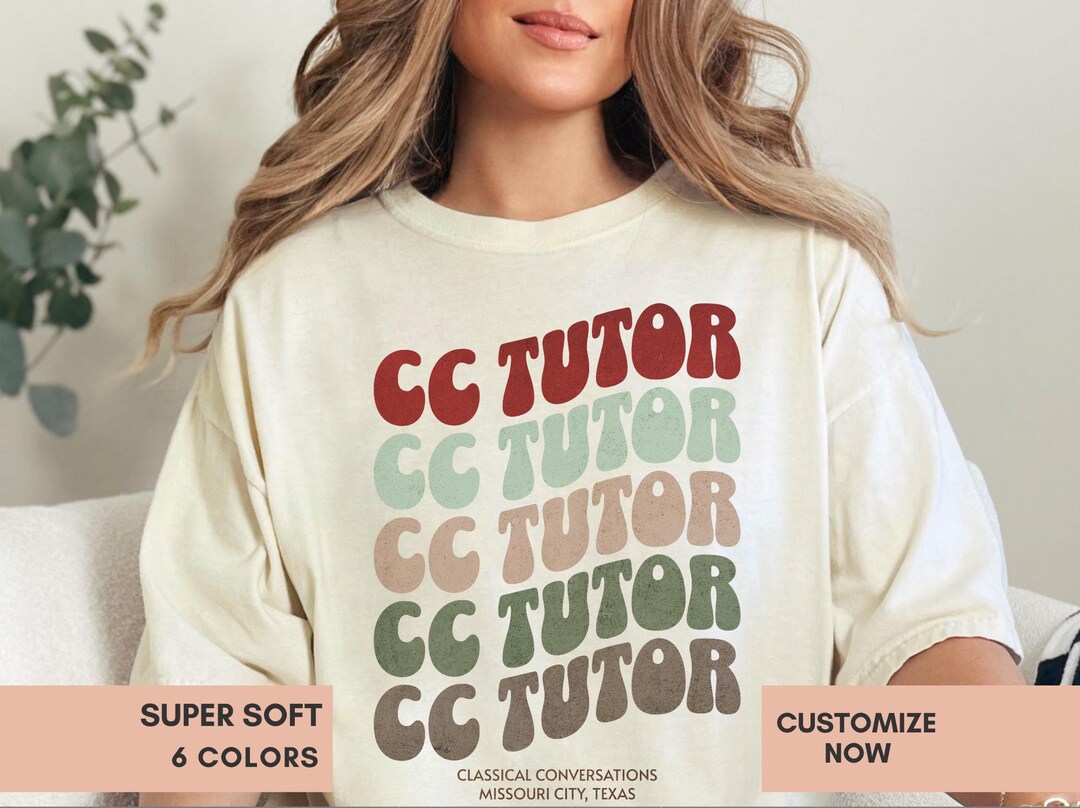 Classical Conversations Foundations Tutor Shirt Personalized CC Tutor ...