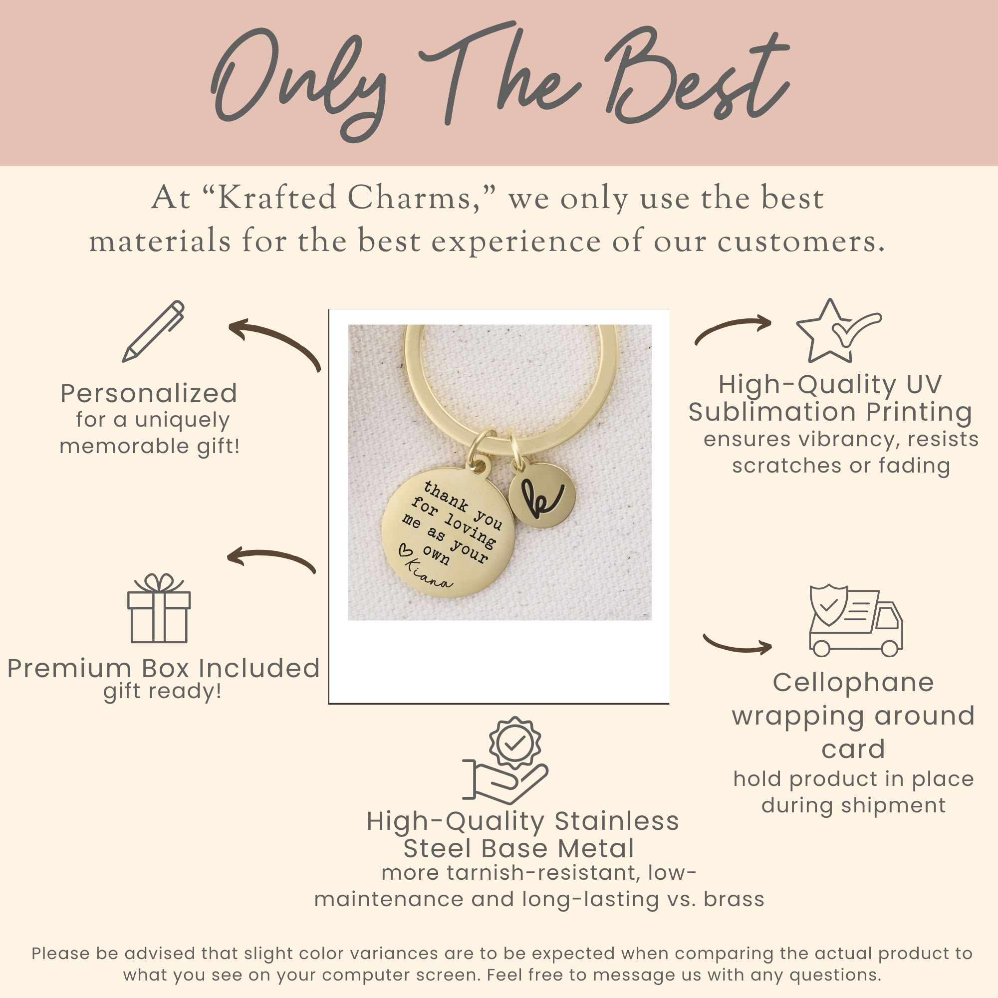 Personalized Bonus Dad Keychain Gift for Bonus Dad Keyring Father’s Day ...