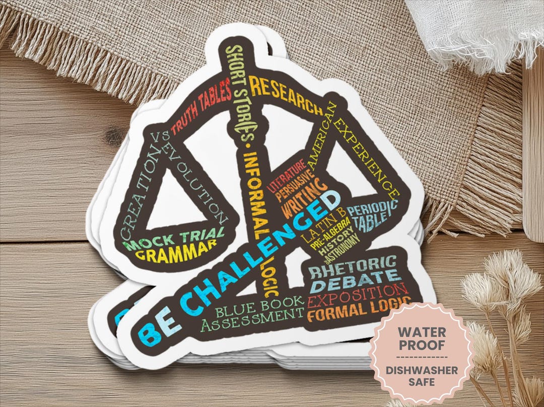 CC Challenge B Vinyl Sticker Gift for CC Class Classical Conversations ...