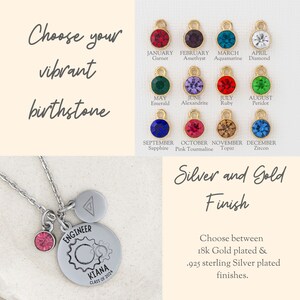 Personalized Engineer Graduation Necklace for Engineering Graduate Gift ...