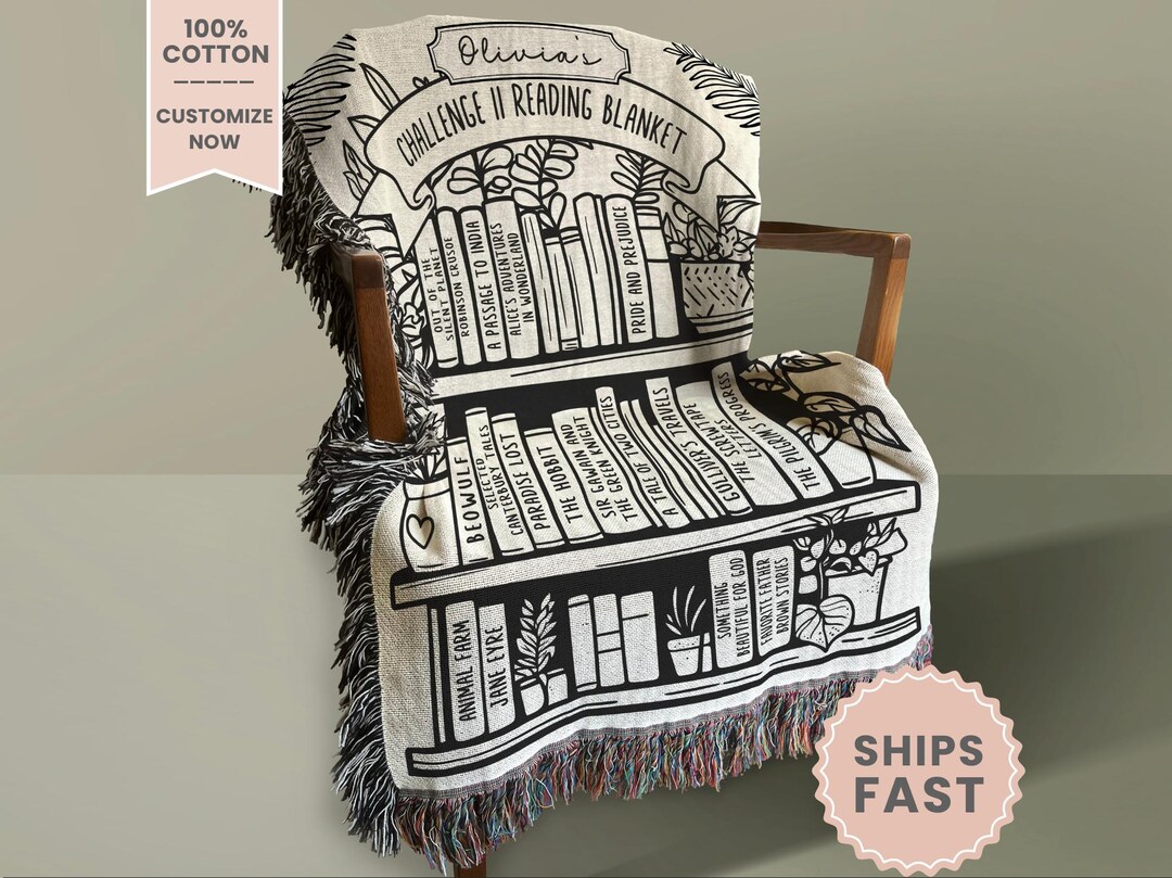Personalized CC Challenge II Reading Woven Blanket Gift for CC Director ...