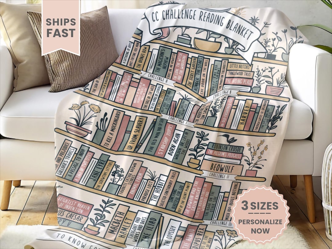 Personalized CC Challenge Reading Minky Blanket Challenge IV Director ...