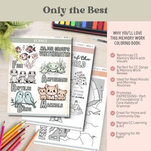 CC Cycle 1 Coloring Book Gift for CC Student Classical Conversations ...