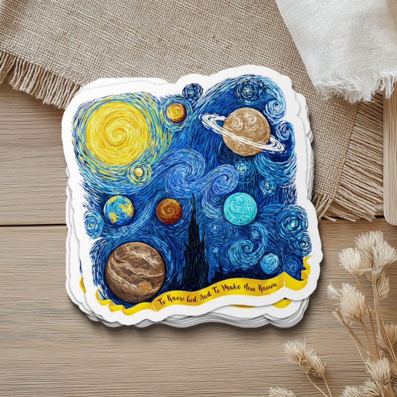 CC Cycle 2 Van Gogh Vinyl Sticker Gift for CC Student Cycle 2 Decal ...