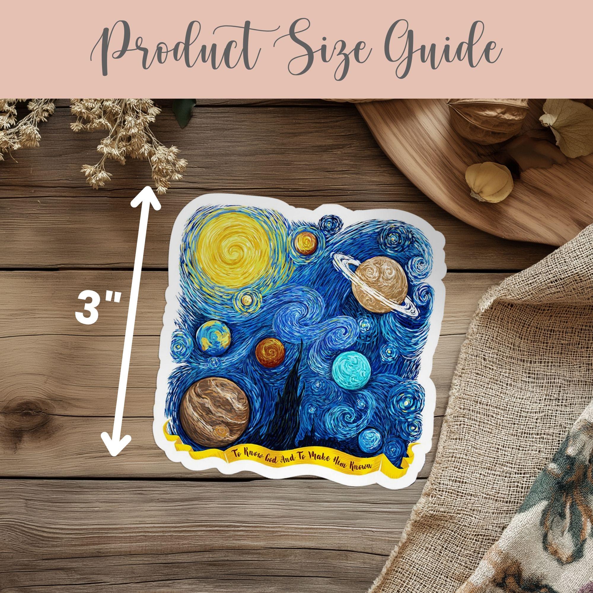 CC Cycle 2 Van Gogh Vinyl Sticker Gift for CC Student Cycle 2 Decal ...