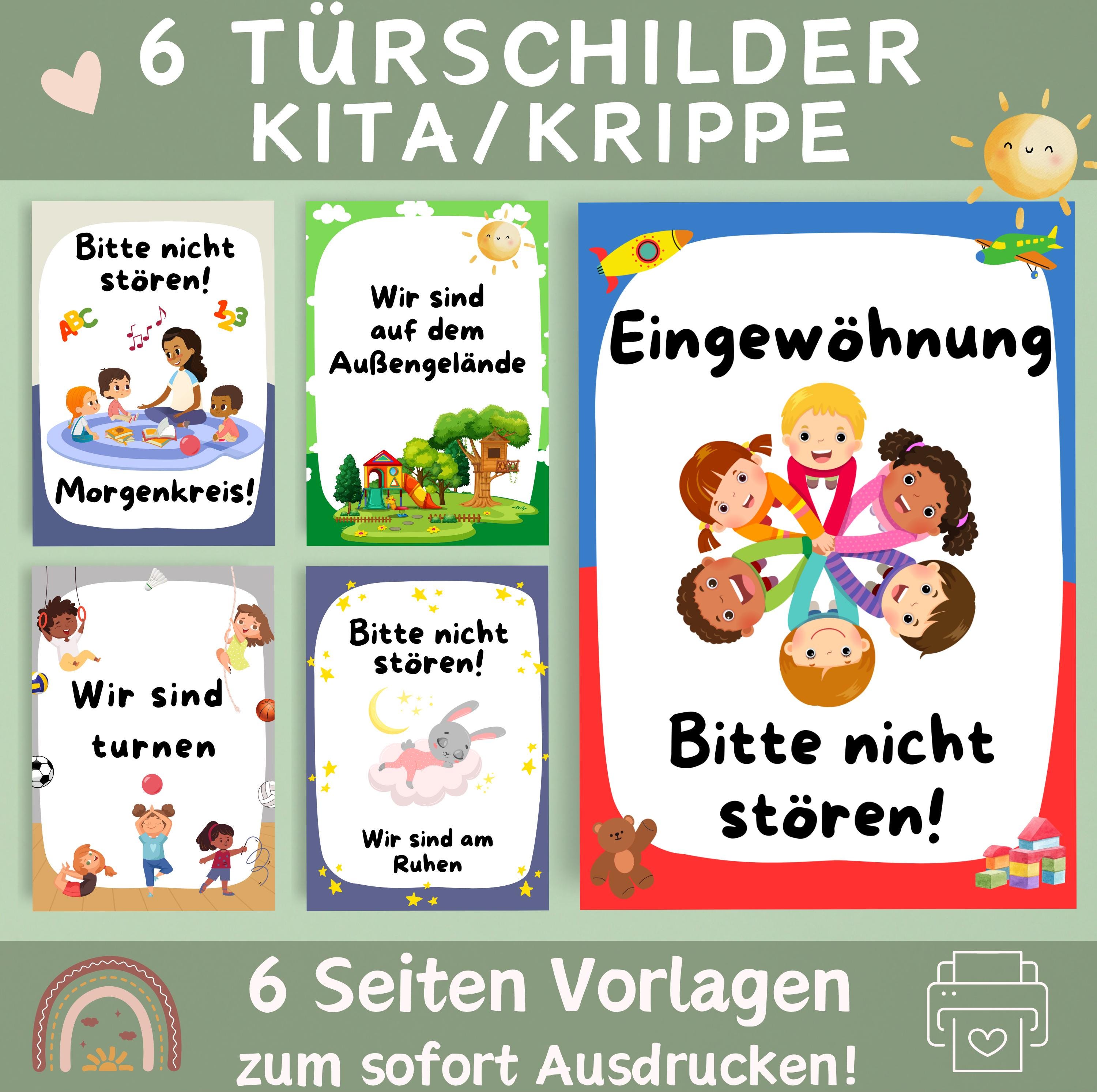 6 Daycare Notices | Nursery Notices | Templates for Educators | Daycare ...