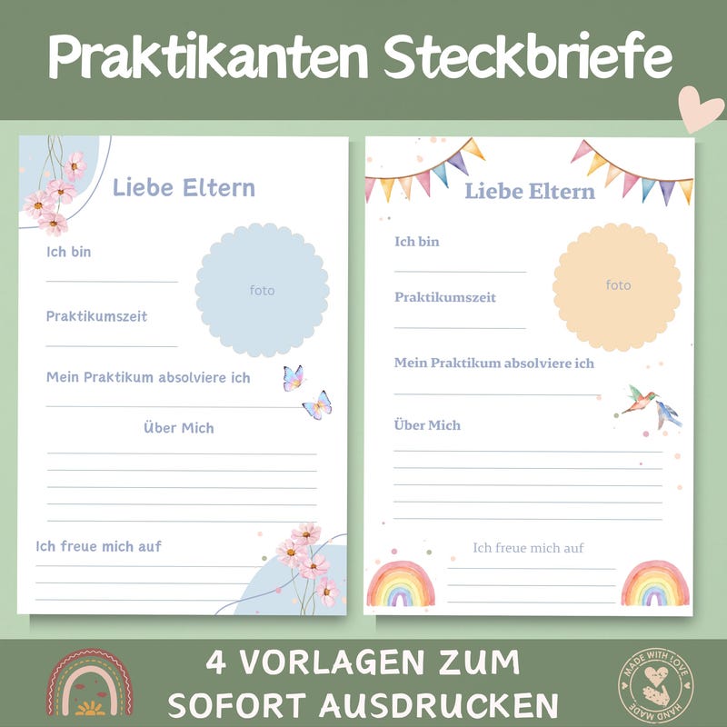 Steckbrief erzieher hort - Etsy.de