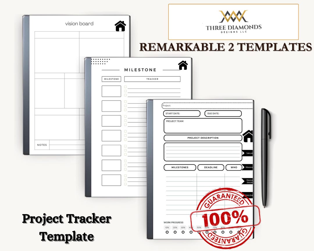 Remarkable Paper Pro Templates Meeting Notes, Project Planner Template ...