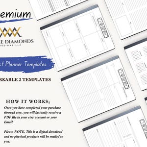 The Perfect Digital Project Planner, Templates for Remarkable, Vision ...