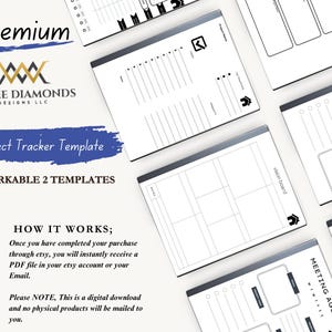 Remarkable Paper Pro Templates Meeting Notes, Project Planner Template ...