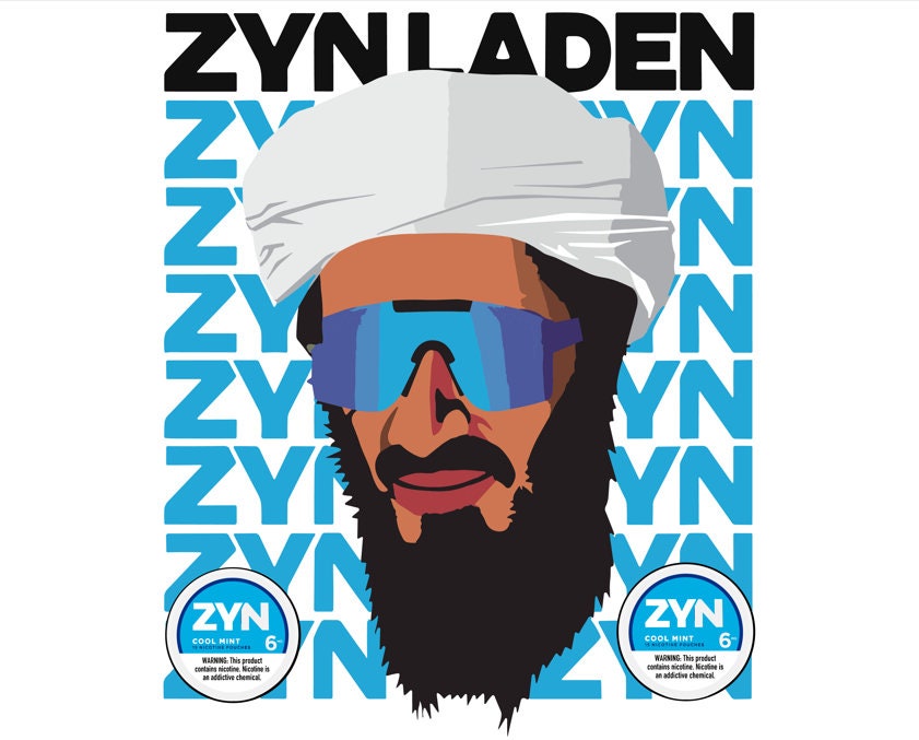 Osama Zyn Laden Png Shirt Zynladen Png Shirt Zyn Parody - Etsy