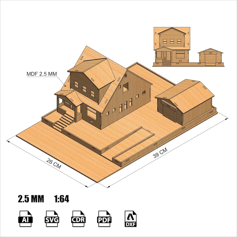 Toretto House Fast Furious Diorama Vector Digital File 2.5 MM - Etsy