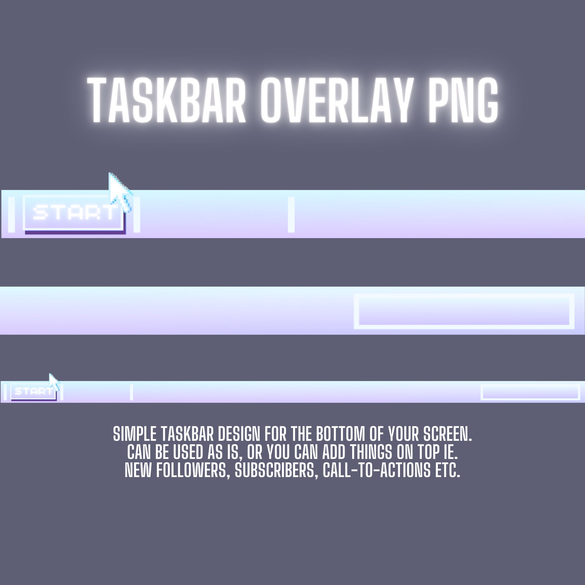 RETRO PC OVERLAY Package for Twitch, Streaming, Youtube Cute Retro ...