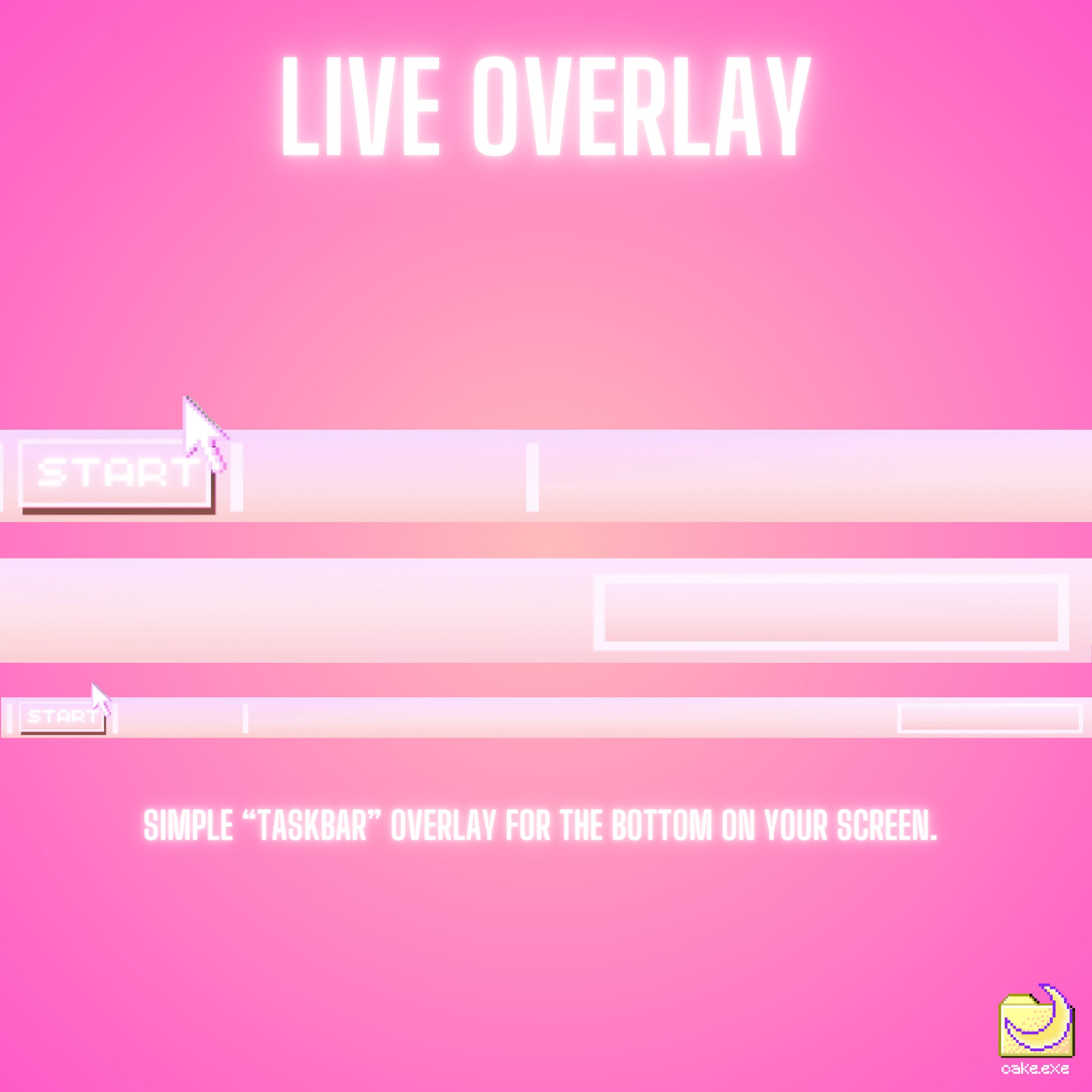 RETRO PC OVERLAY Package for Twitch, Streaming, Youtube Cute Retro ...