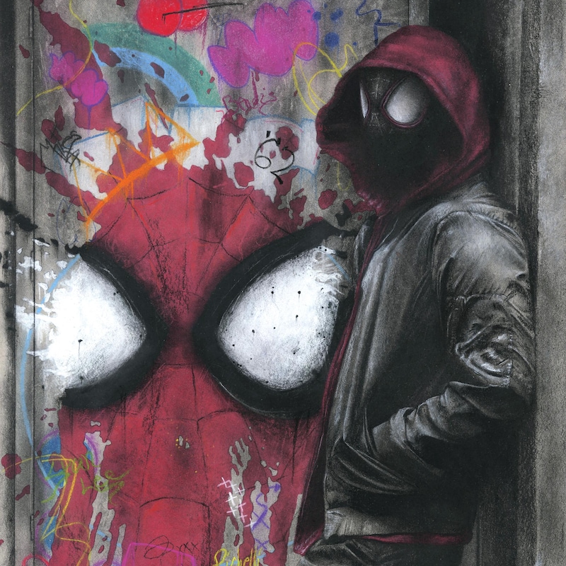 Miles Morales Graffiti - Etsy