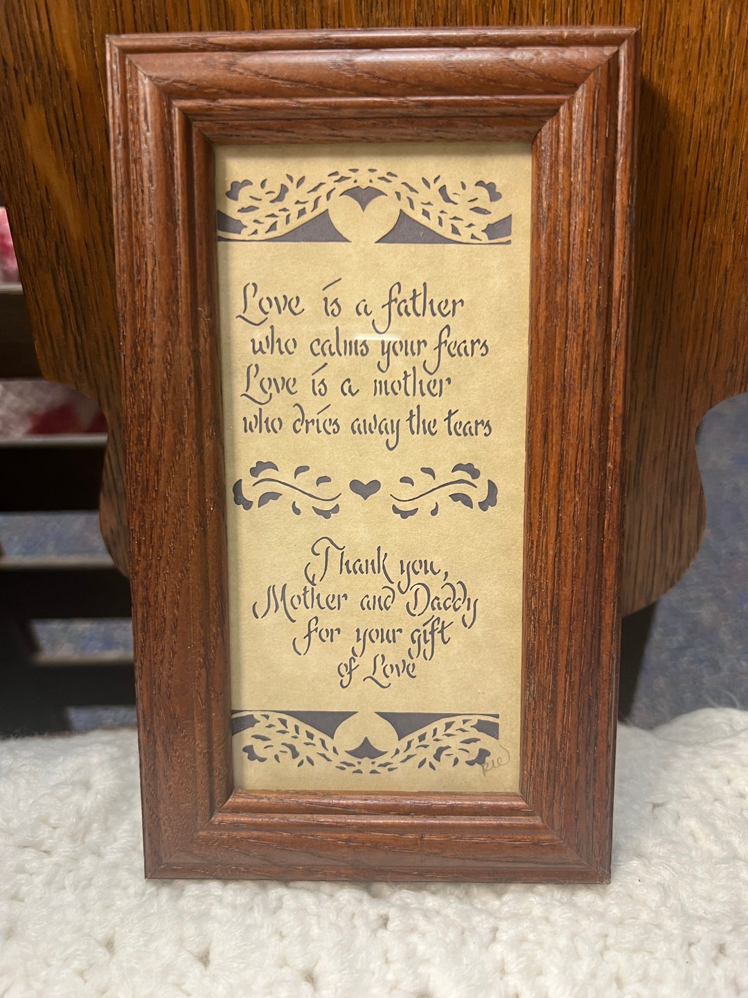 Vintage Framed Scherenschnitte Designs With Scissors | Love is a Father ...