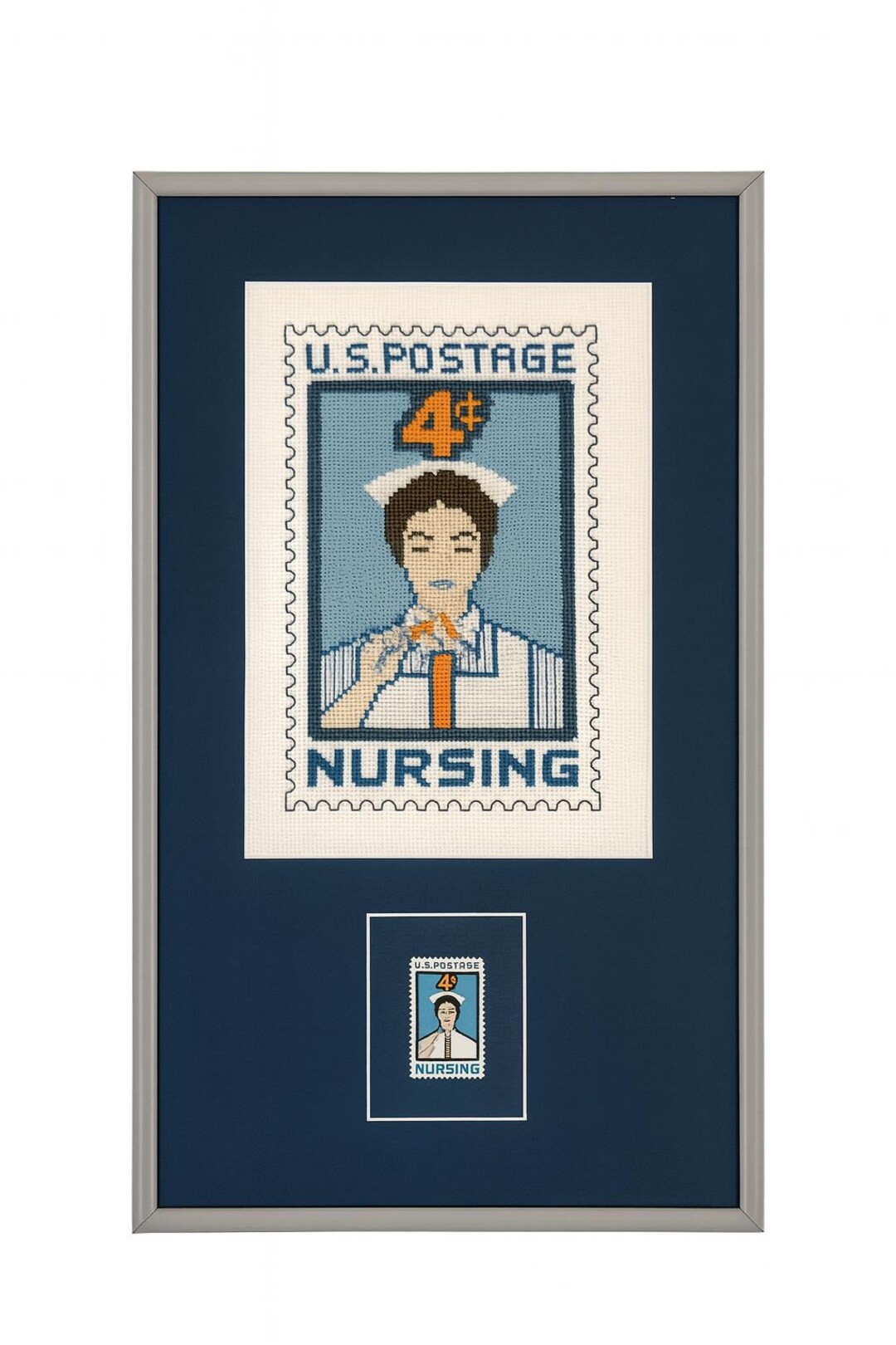 Nurse Stamp Cross Stitch Postage Stamp | Florence Nightingale Creed ...