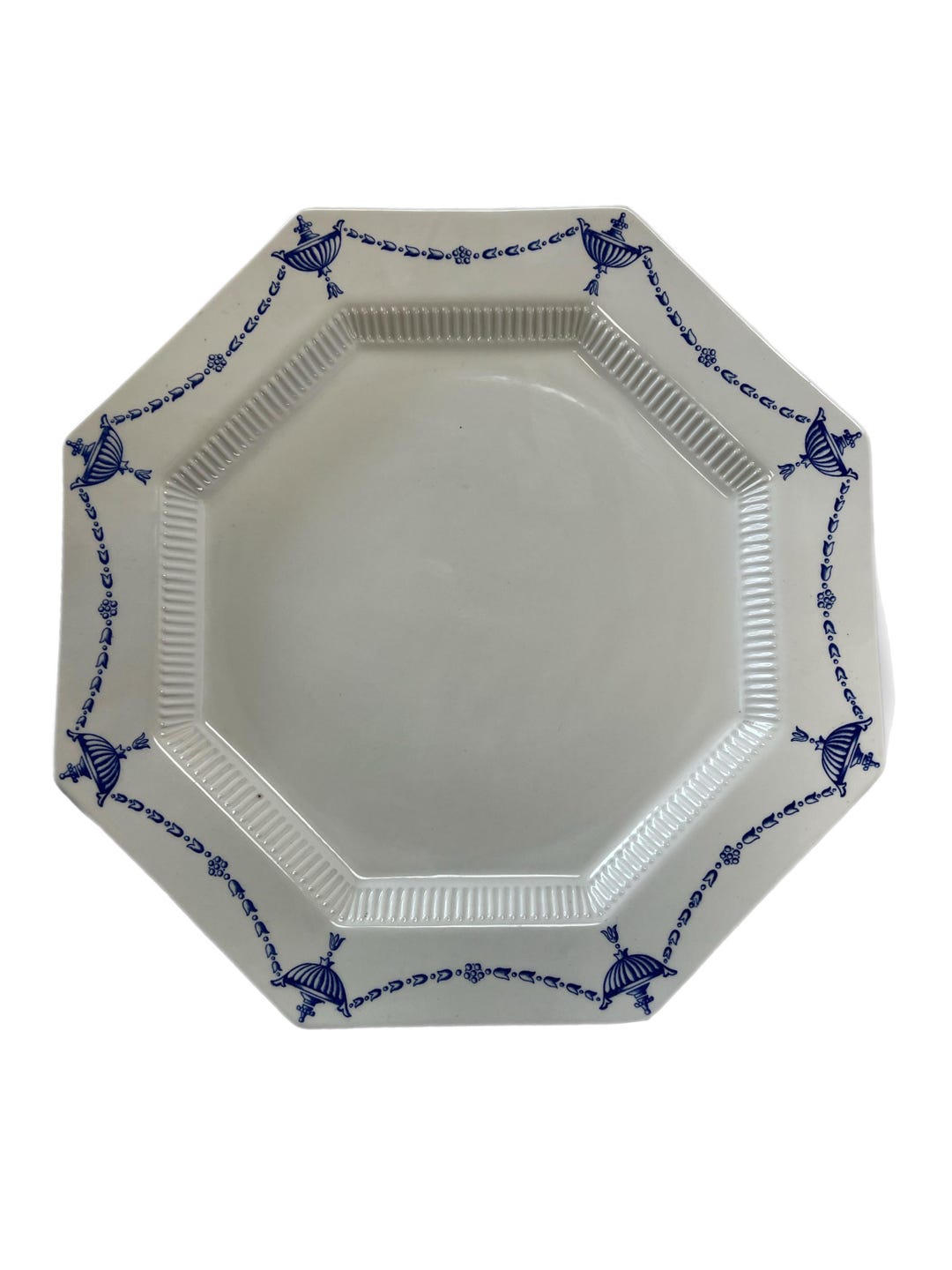 Vintage | Ash Lawn Independence Ironstone | Chop Plate Octagon Shape ...