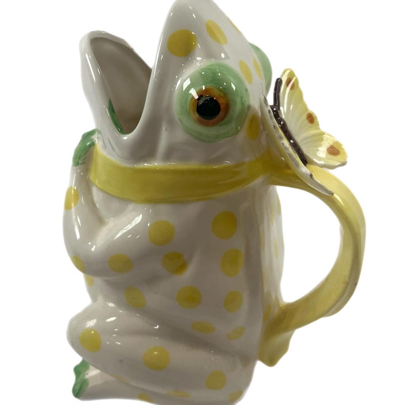 Frog Pitcher - Etsy