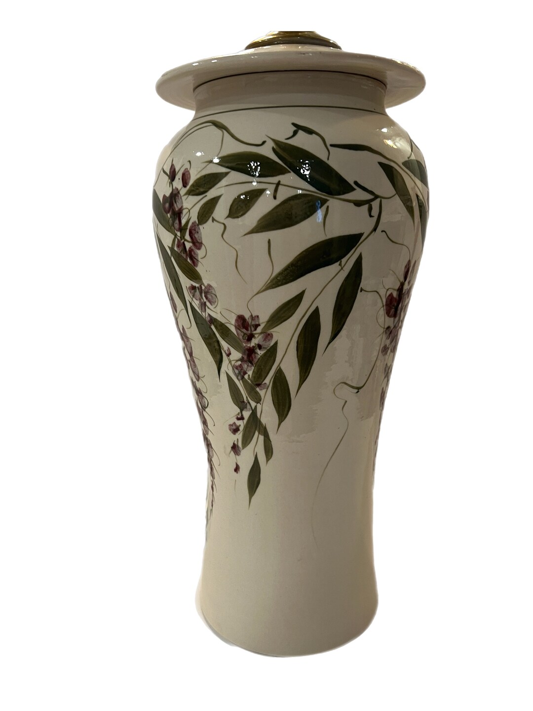 Signed | Studio Pottery | David Vorhees | Lamp | Purple Green ...
