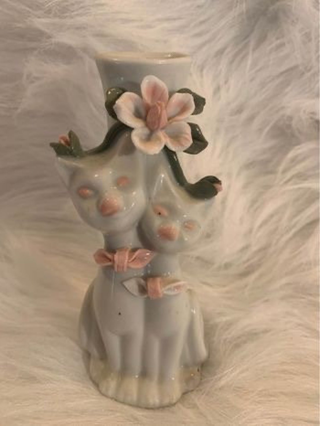 Vintage Ceramic Miniature Collectable Vase Siamese - Etsy
