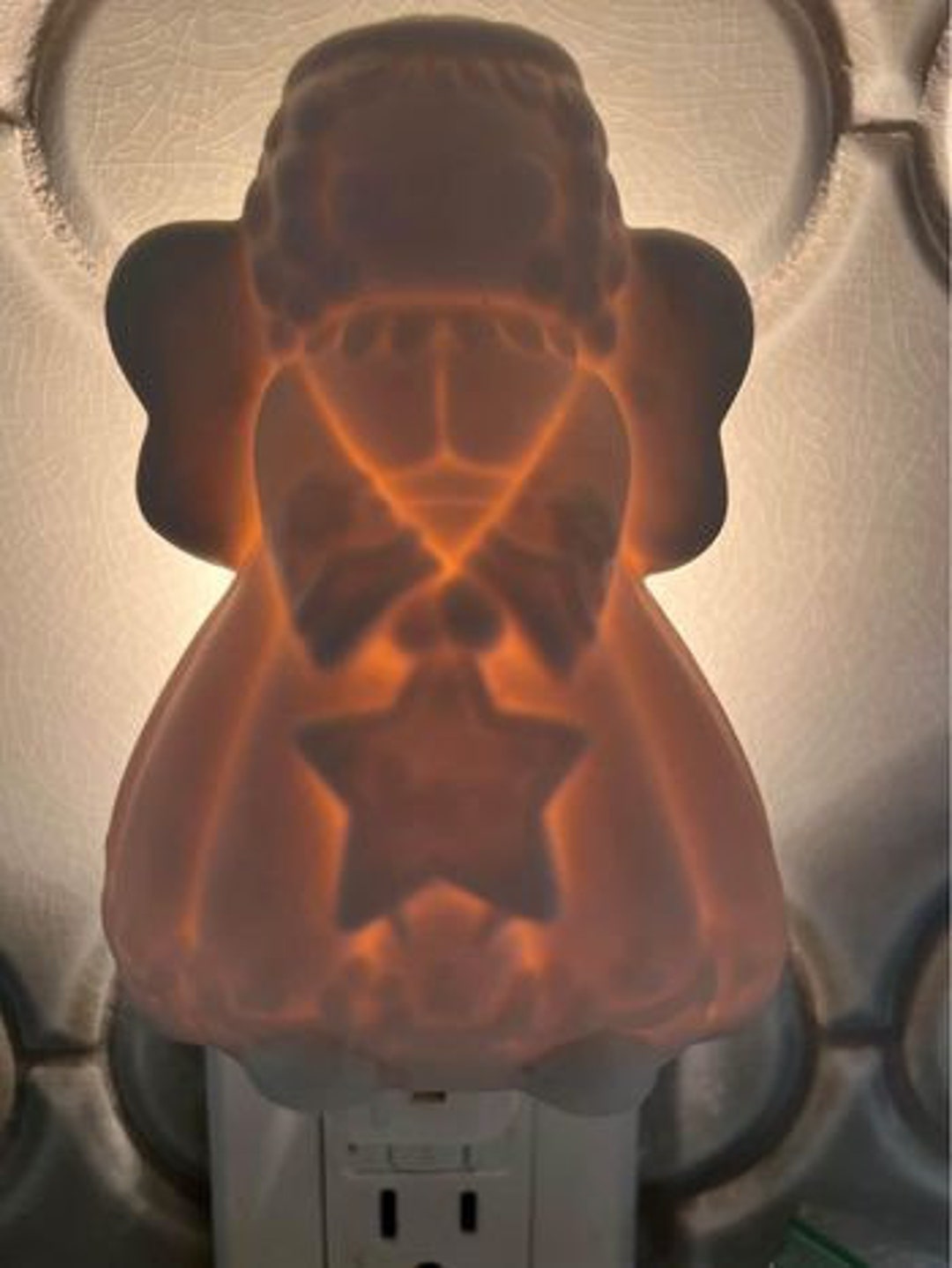 Vintage | Ceramic | Angel | Nightlight Night Light | Plug in | on off Switch - Etsy