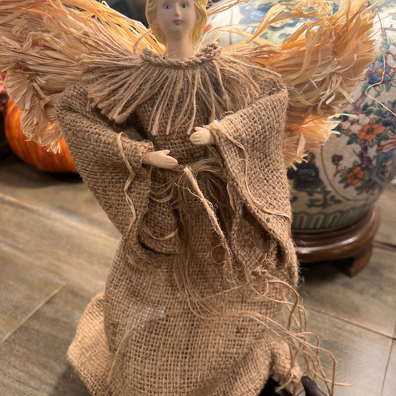 Burlap Tree Topper - Etsy