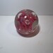 Vintage Glass Paperweight Joe Rice/st Clair Style 1990's Pink Bubble ...