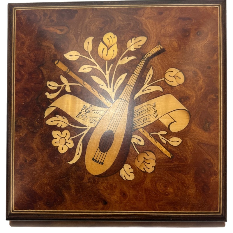 Italian Sorrento Music Box - Etsy