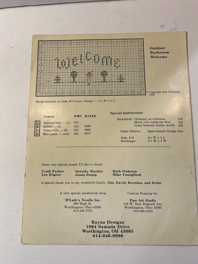 Rayna Designs A Country Bathroom Cross Stitch Pattern - Etsy