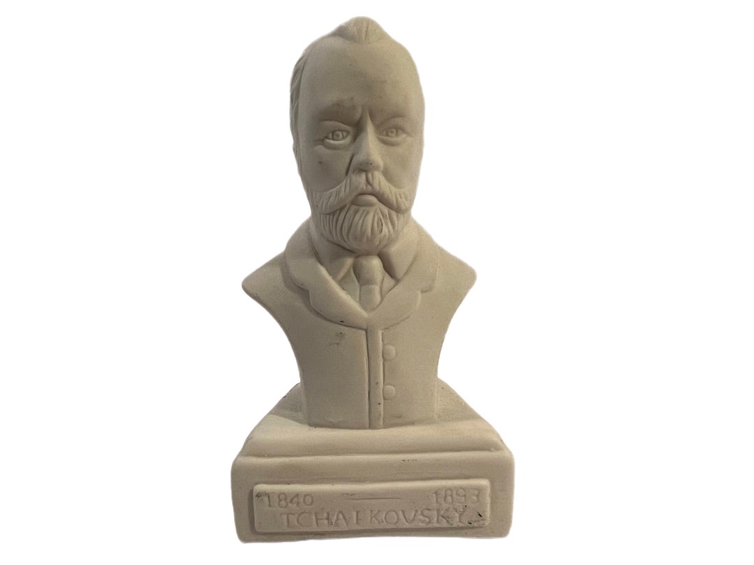 Tchaikovsky Music Composer Statuette 5" Mini Bust Figurine Piano ...