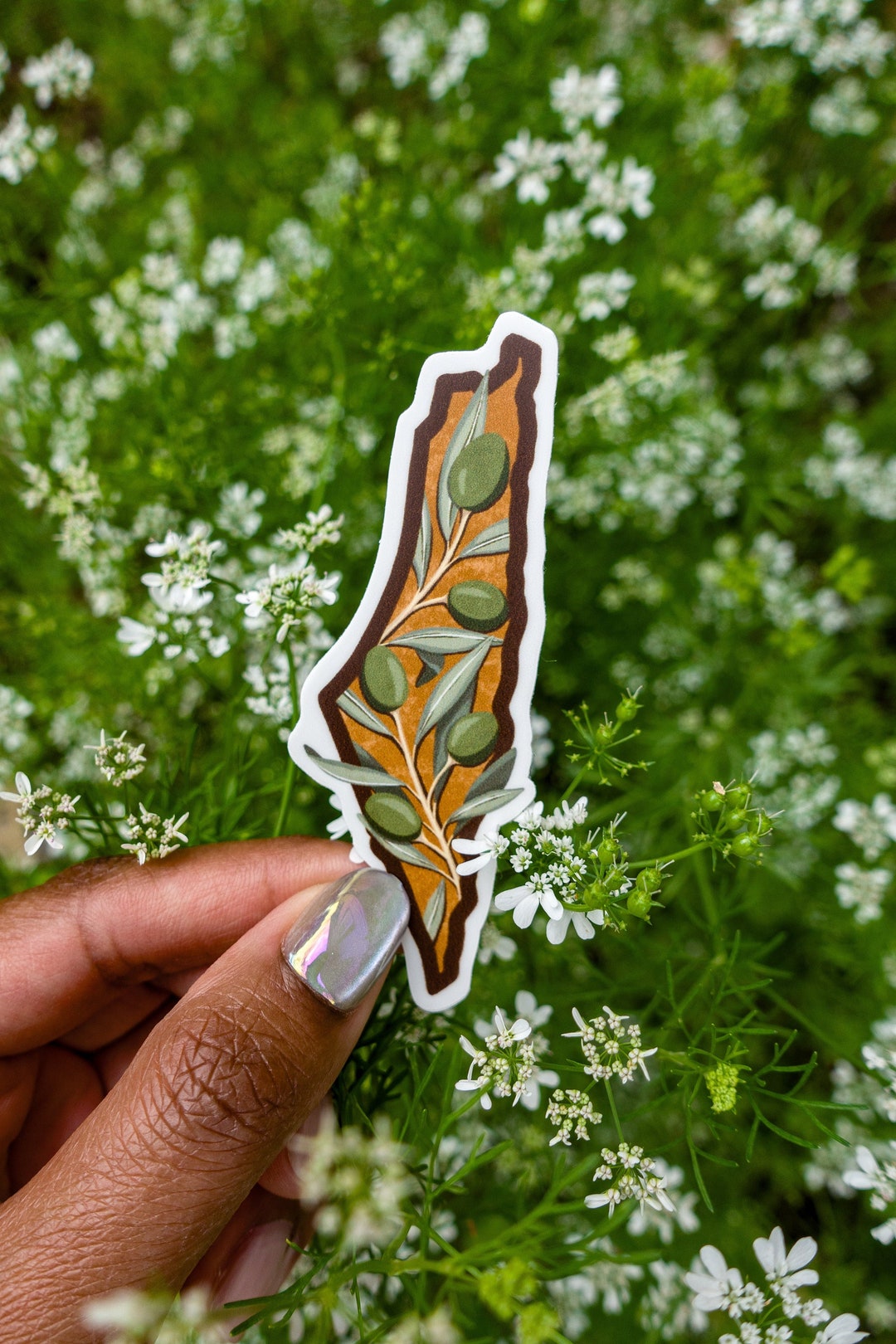 Taste of Palestine Map Stickers - Etsy