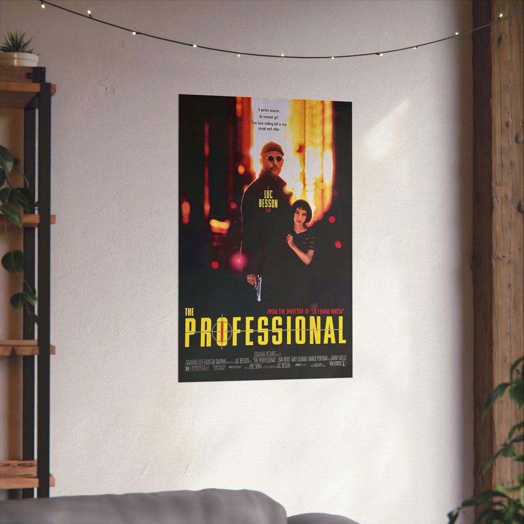 Leon: the Professional Vintage Box Office Poster - Etsy