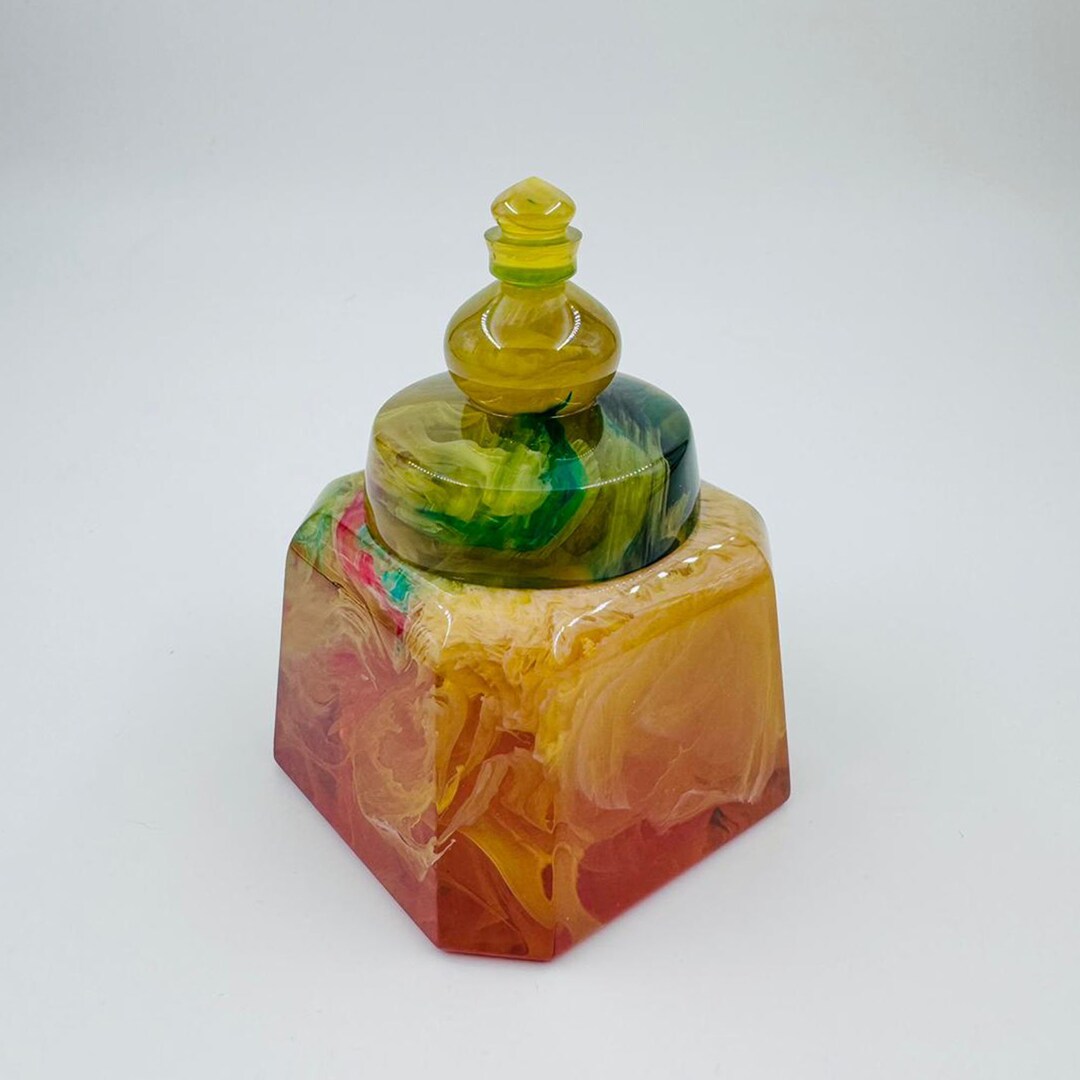Amber Craft Ink Bottle Squeeze Design With Angular Tight Cap, Great for ...