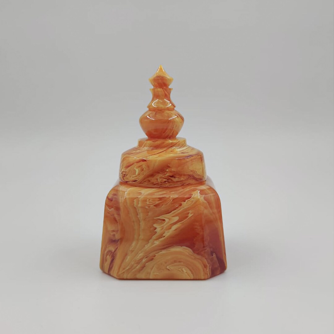 Classic Amber Ink Chamber, Airtight Cover, Indispensable for Nostalgic ...