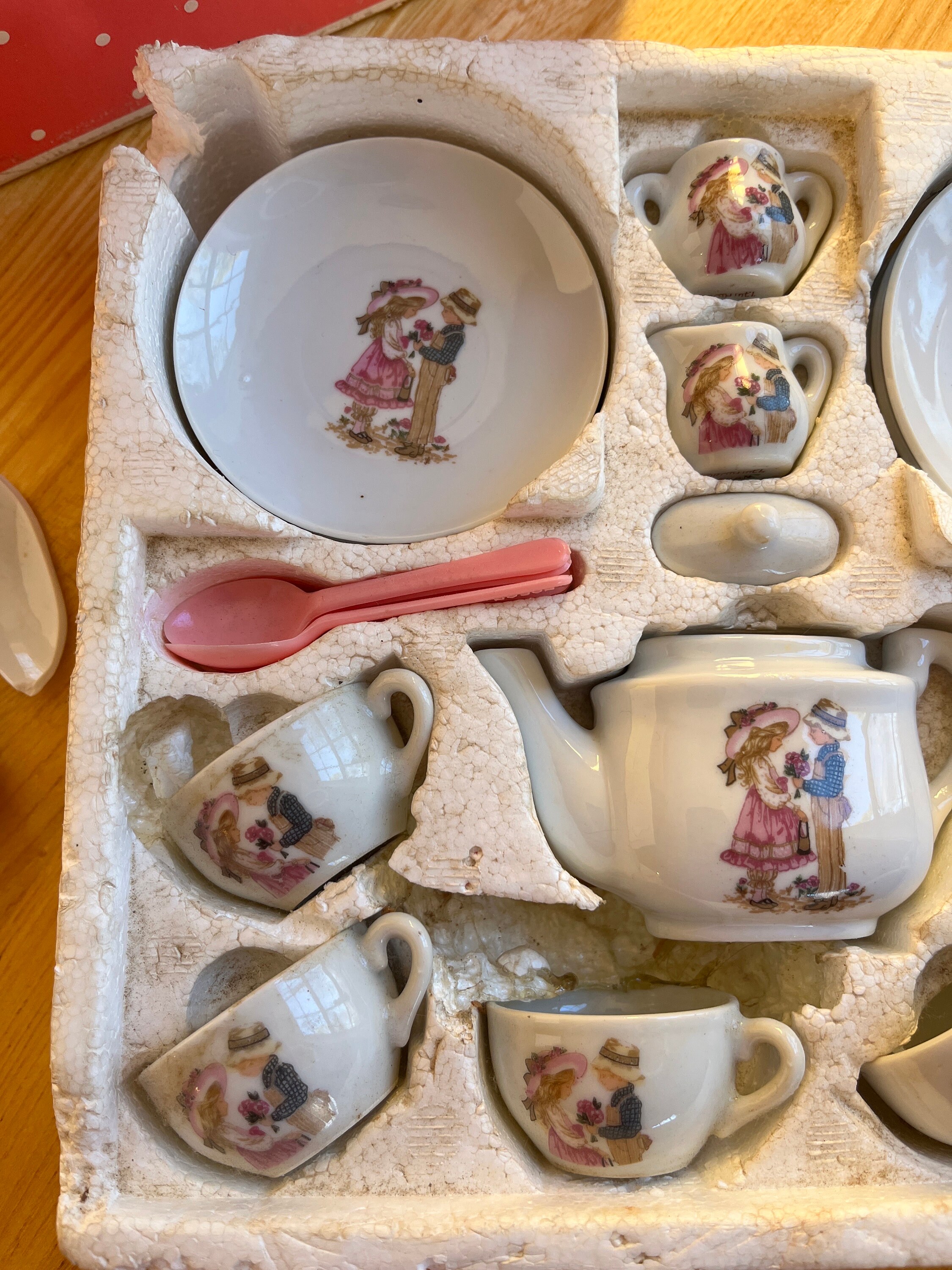 1960's 70's Sunny Bunch Kids China Tea Set 28 Pieces Made for Sears - Etsy