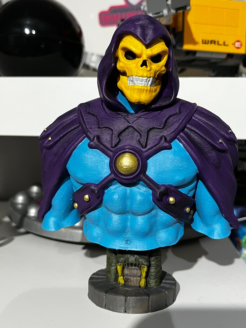 Skeletor 3d Printed Bust - Etsy