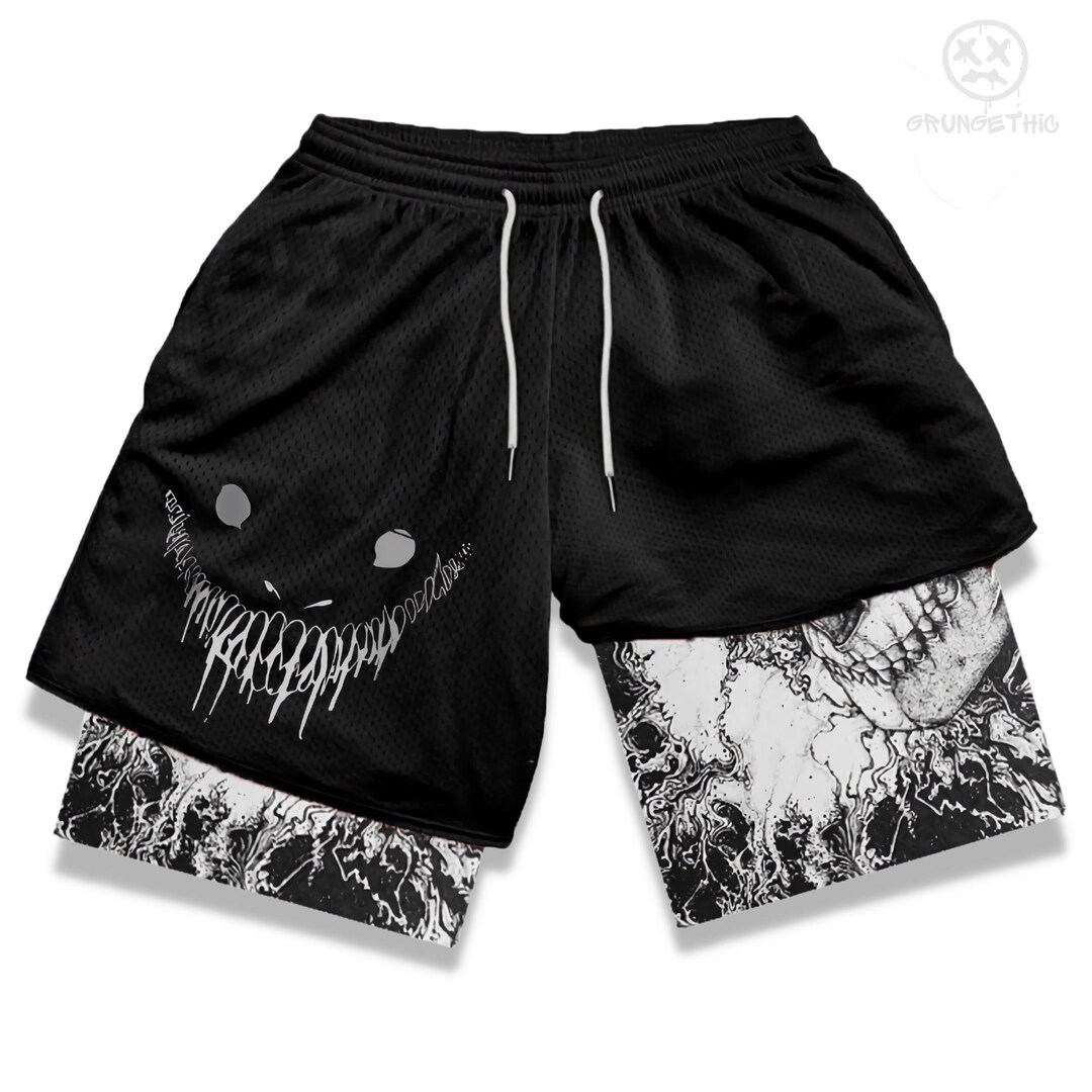 Anime Shorts Mens Gym Workout Activewear Clothes Anime Manga Gym Training Shorts Etsy