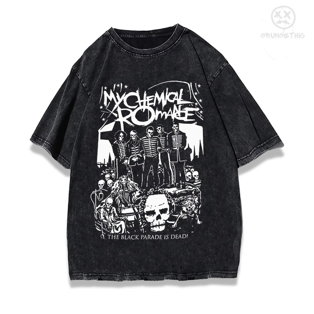 Emo Band T Shirt, Gothic Shirt Alternative 90s Aesthetic Clothing ...